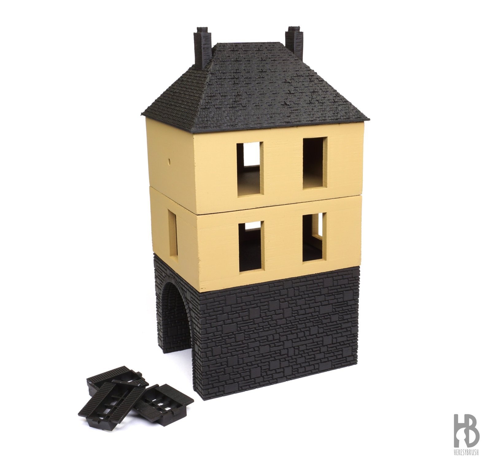 How to paint 3D-printed buildings – HeresyBrush