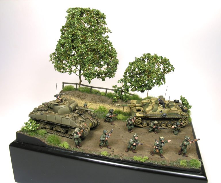 How to make foliage camouflage for 15mm tanks – HeresyBrush